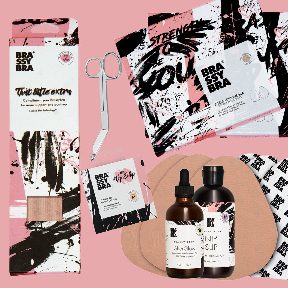 Complete Boob Tape Bundle Vanilla · BRASSYBRA
